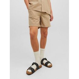 Jack & Jones Jack & Jones Chinoshorts Chino Shorts Kurze Bermuda Krepp Hose JPSTJEFF 5453 in Beige