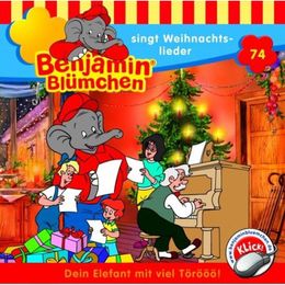 Benjamin Blümchen - 74 - Benjamin Blümchen singt Weihnachtslieder - Elfie Donnelly (Hörbuch)