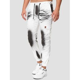 John Kayna Bequeme Jeans Herren Cargo Hose Slim Fit Utility Jeans Männer Chino Herrenhose Stoff (Chino Cargohose Streetwear