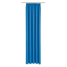 Vorhang Dim out, WIRTH, Kräuselband (1 St), verdunkelnd, blau
