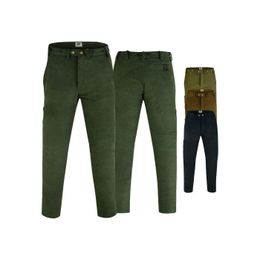 German Wear Lederhose GW604 Lange Jagd Trachten Lederhose Jägerhose Jagdhose Nubukleder