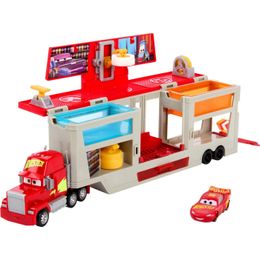 Mattel® Spielzeug-LKW Disney und Pixar Cars, Lackiererei Mack mit 1 Spielzeugauto, bunt