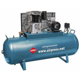 Airpress Druckluft-Kompressor 4 ps / 300 Liter / Arbeitsdruck 12 bar max.15 bar Druck-Luft Kompressor Kolbenkompressor