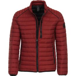 Casamoda Steppjacke, Stehkragen, Reißverschluss-Brusttasche, für Herren, rot, L