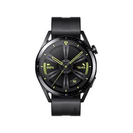 Huawei WATCH GT 3 46mm Smartwatch Edelstahl Fluoroelastomer, 140 - 210 mm, Black/Black