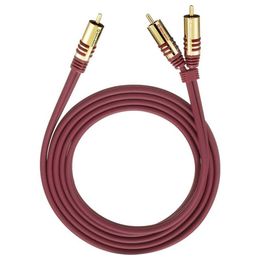 Oehlbach Y-Cinch-Subwoofer Anschluss-Kabel NF-Y 5 m Audio- & Video-Kabel