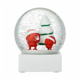 Hoptimist Dekofigur Santa Snow Globe