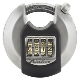 Master Lock Vorhängeschloss Disk-Zahlenschloss aus Edelstahl