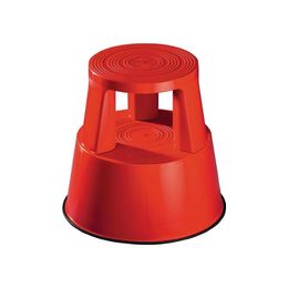 Wedo Arbeitshocker Rollhocker Kunststoff rot Höhe mit/ohne Belastung 425/430 mm Oberer-Ø 290 mm Unterer-Ø 440 mm