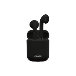 STREETZ TWS Bluetooth In-Ear Kopfhörer Mikrofon 4 Std Spielzeit Kopfhörer (integriertes Mikrofon