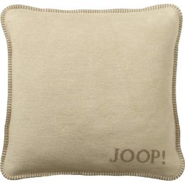 JOOP! Dekokissen JOOP! Uni-DF Kissen mit Füllung Macchia.-Cashew 50 x 50cm