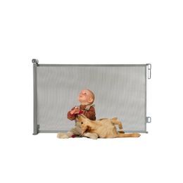 Randaco Treppenschutzgitter Ausziehbar Türschutzgitter Absperrgitter Roll für Kinder & Haustiere