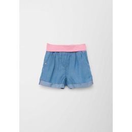 s.Oliver Shorts Jeans-Shorts / Regular Fit / High Rise / Straight Leg Stickerei