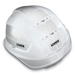 Uvex pheos E-WR mit Refelxset L Schutzhelm ohne Lüftung für Elektrikbereich - mit Drehradsystem - la weiß - 9770036
