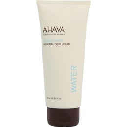 AHAVA Fußcreme Deadsea Water Mineral Foot Cream, weiß