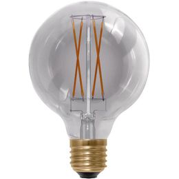 Segula LED-Leuchtmittel LED Globe 95 smokey grau, E27, Warmweiß, dimmbar, E27, Globe 95, smokey grau, grau
