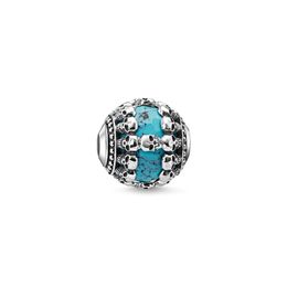 Thomas Sabo Bead Totenköpfe Türkis