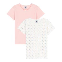 Petit Bateau - Unterhemd STARCOLO 2er-Pack in minois/marshmallow, Gr.86