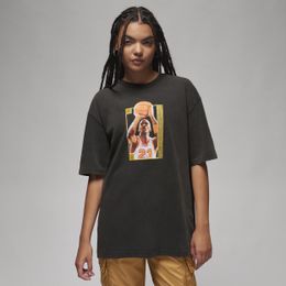 Jordan Oversize-T-Shirt mit Grafik für Damen - Schwarz