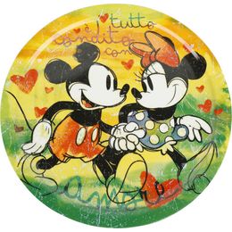 Micky Mouse Mickey Mouse Micky & Minnie - Pizza-Teller Set Teller multicolor