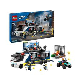 Lego City 60418 Polizeitruck mit Labor Bausatz, Mehrfarbig