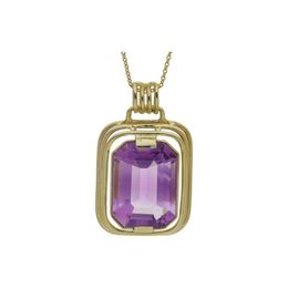 JuwelmaLux Kettenanhänger JuwelmaLux Anhänger 585/000 (14 Karat) Gold mit Amethyst JL30-02-1184 (1-tlg)