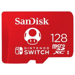 Sandisk microSDXC-Karte Nintendo Switch 128GB UHS-I Speicherkarte (Geeignet für Nintendo Switch)