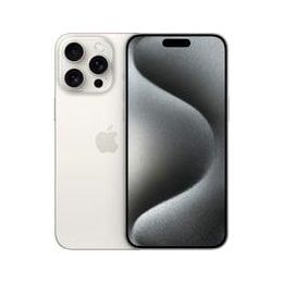 iPhone 15 Pro Max 1TB, Handy Titan Weiß, iOS Display: 17 cm (6,7 Zoll) Prozessor: Apple A17 Pro Hauptkamera: 48 MP + 12 MP + 12 MP Frontkamera: 12 MP