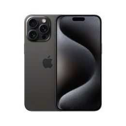 iPhone 15 Pro Max 1TB, Handy Titan Schwarz, iOS Display: 17 cm (6,7 Zoll) Prozessor: Apple A17 Pro Hauptkamera: 48 MP + 12 MP + 12 MP Frontkamera: 12 MP