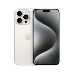 iPhone 15 Pro Max 256GB, Handy Titan Weiß, iOS Display: 17 cm (6,7 Zoll) Prozessor: Apple A17 Pro Hauptkamera: 48 MP + 12 MP + 12 MP Frontkamera: 12 MP