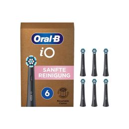 Oral-B Aufsteckbürsten iO SanfteReinigung Black 6er FFU