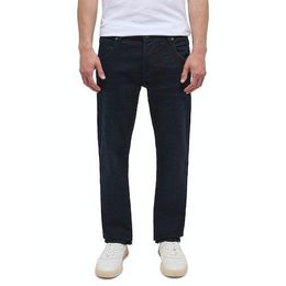 Mustang Straight-Jeans Style Michigan, schwarz