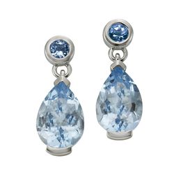 Diamonds by Ellen K. Fascination by Ellen K. Ohrringe 585 Gold mit Blautopas (beh.)