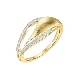 Diamonds by Ellen K. Fascination by Ellen K. Ring 585 Gold zweifarbig mit 24x Zirkonia weiß