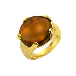 JAMELLI Ring 925/- Sterling Silber Quarz (beh.)