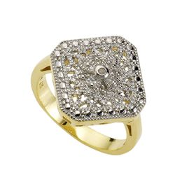 Diamonds by Ellen K. Ring 925 Sterling Silber Diamant 0,01ct.