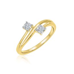 Diamonds by Ellen K. Ring 585 Gold gelb zweifarbig Brilliant