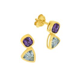 Diamonds by Ellen K. Fascination by Ellen K. Ohrringe Gold 375 Blautopas (beh.) + Amethyst