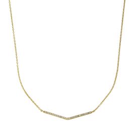 Celesta Gold Collier 375/- Gelbgold Zirkonia