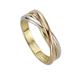 Diamonds by Ellen K. Fascination by Ellen K. Ring Gold 333 dreifarbig