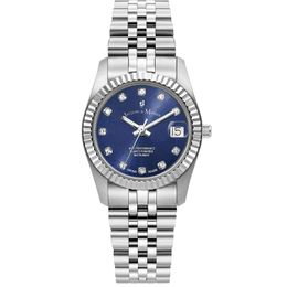 Jacques du Manoir Damen Armband Uhr Inspiration Prestige Edelstahl Quartz JWL01803