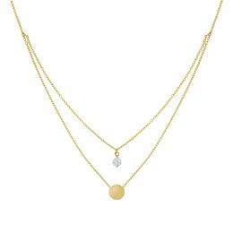Diamonds by Ellen K. Fascination by Ellen K. Halskette Gold 375 zweifarbig Zirkonia