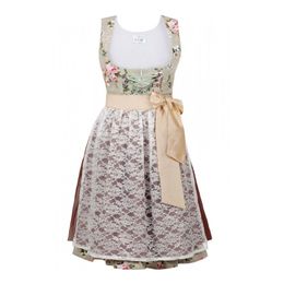 Midi Dirndl 2-teilig Blumen exclusive