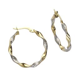 Diamonds by Ellen K. Fascination by Ellen K. Ohrringe Gold 333 zweifarbig glanz matt