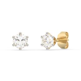 Diam Addict Ohrring 585 Gelbgold mit im Labor gez&uuml;chtetem Diamanten