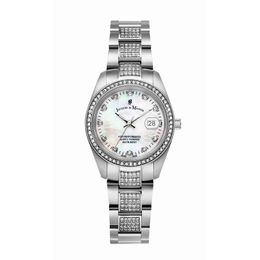 Jacques du Manoir Damen Armband Uhr Inspiration Beauty Edelstahl JWL01501