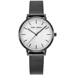 JULIE JULSEN Damenuhr Edelstahl schwarz Basic Line