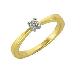 Diamonds by Ellen K. Ring 375/- Gold Brillant 0,10ct.