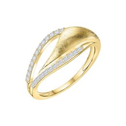 Diamonds by Ellen K. Fascination by Ellen K. Ring 585 Gold zweifarbig mit 24x Zirkonia wei&szlig;