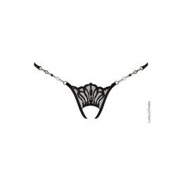 Lucky Cheeks String-Ouvert Queen of Love Luxury String Deep Black Ouvert LC329QLD